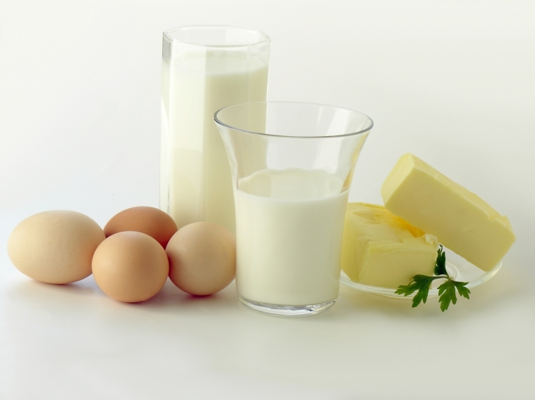 Молоко, яйца, масло — Milk, eggs, butter,